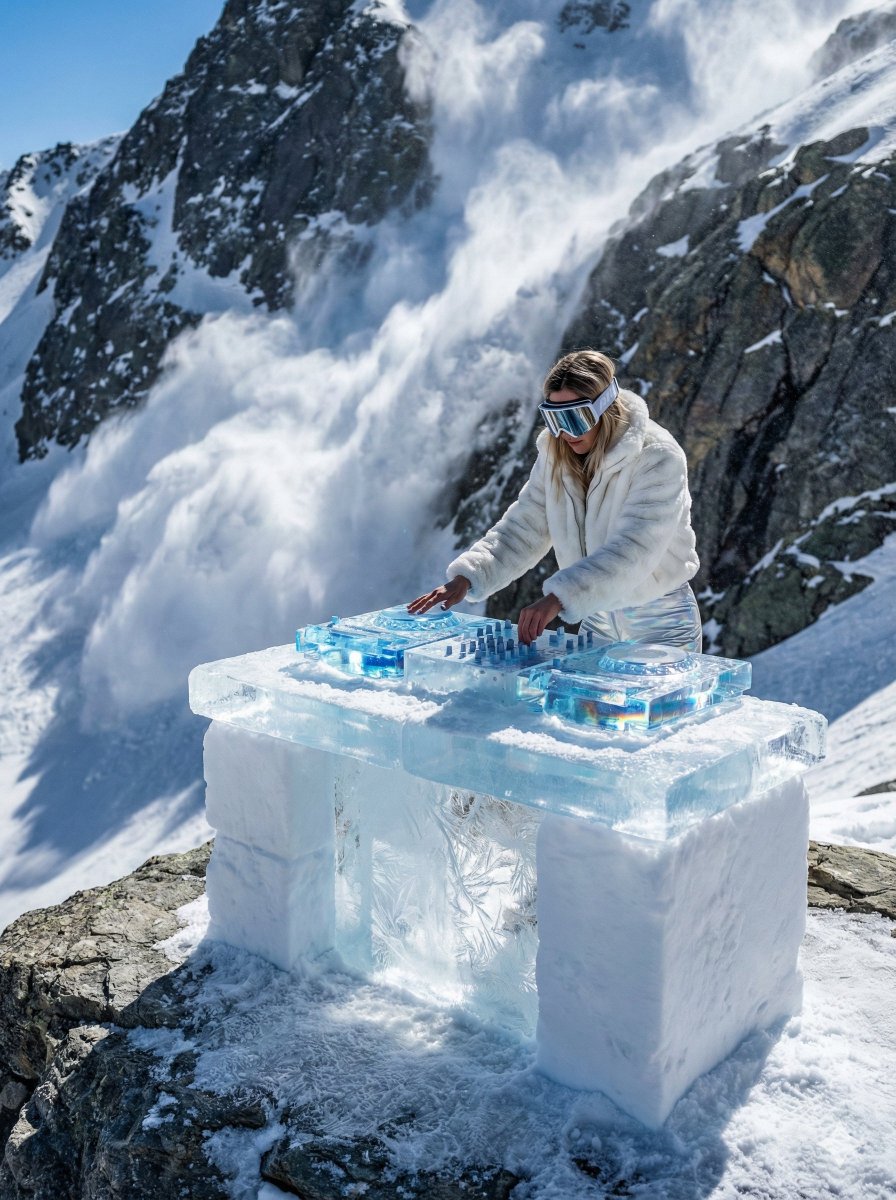 Frosted Beats: The Ice DJ's Summit Session - PromptGather.io